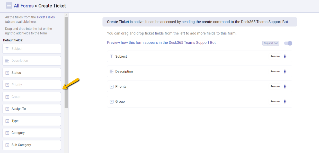 How to change the language in the Desk365 Teams Support Bot | Desk365