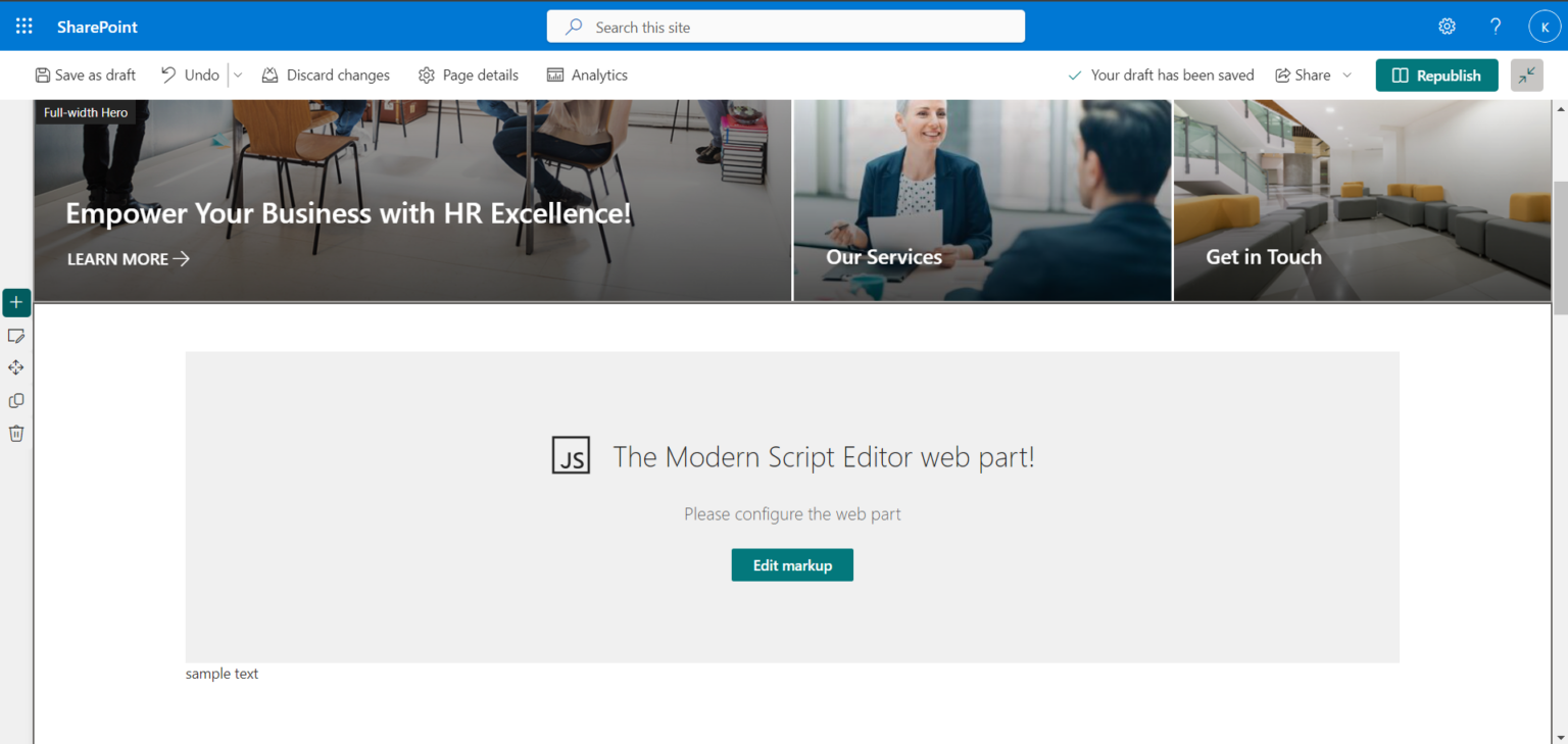 Adding Web Widget to a SharePoint Site | Desk365