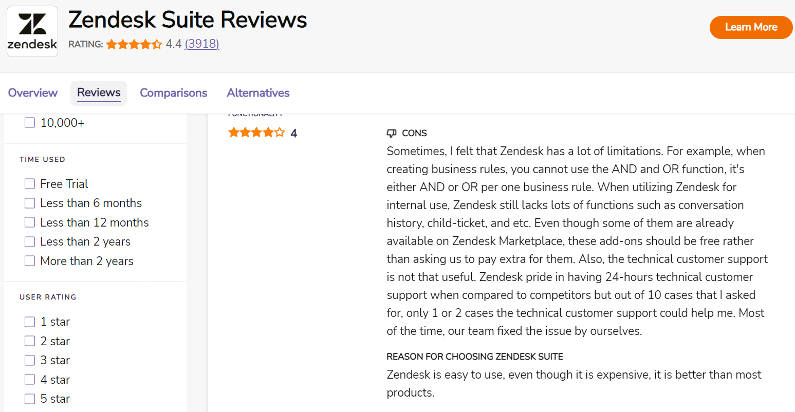 HappyFox vs. Zendesk