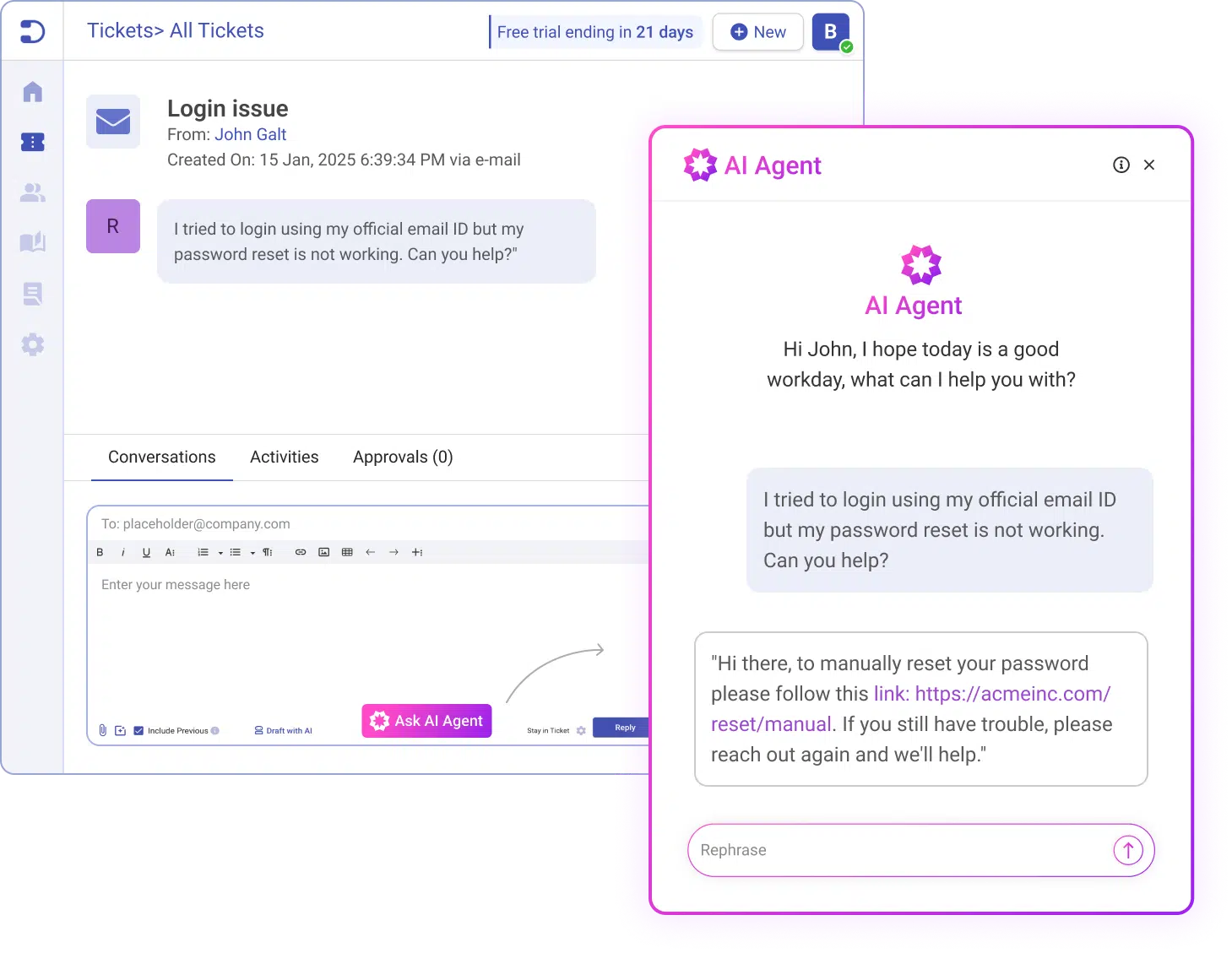 AI-powered ticketing for teams of all sizes | Desk365