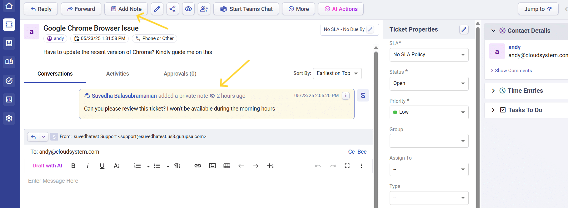 Desk365 - What is Agent Interaction?